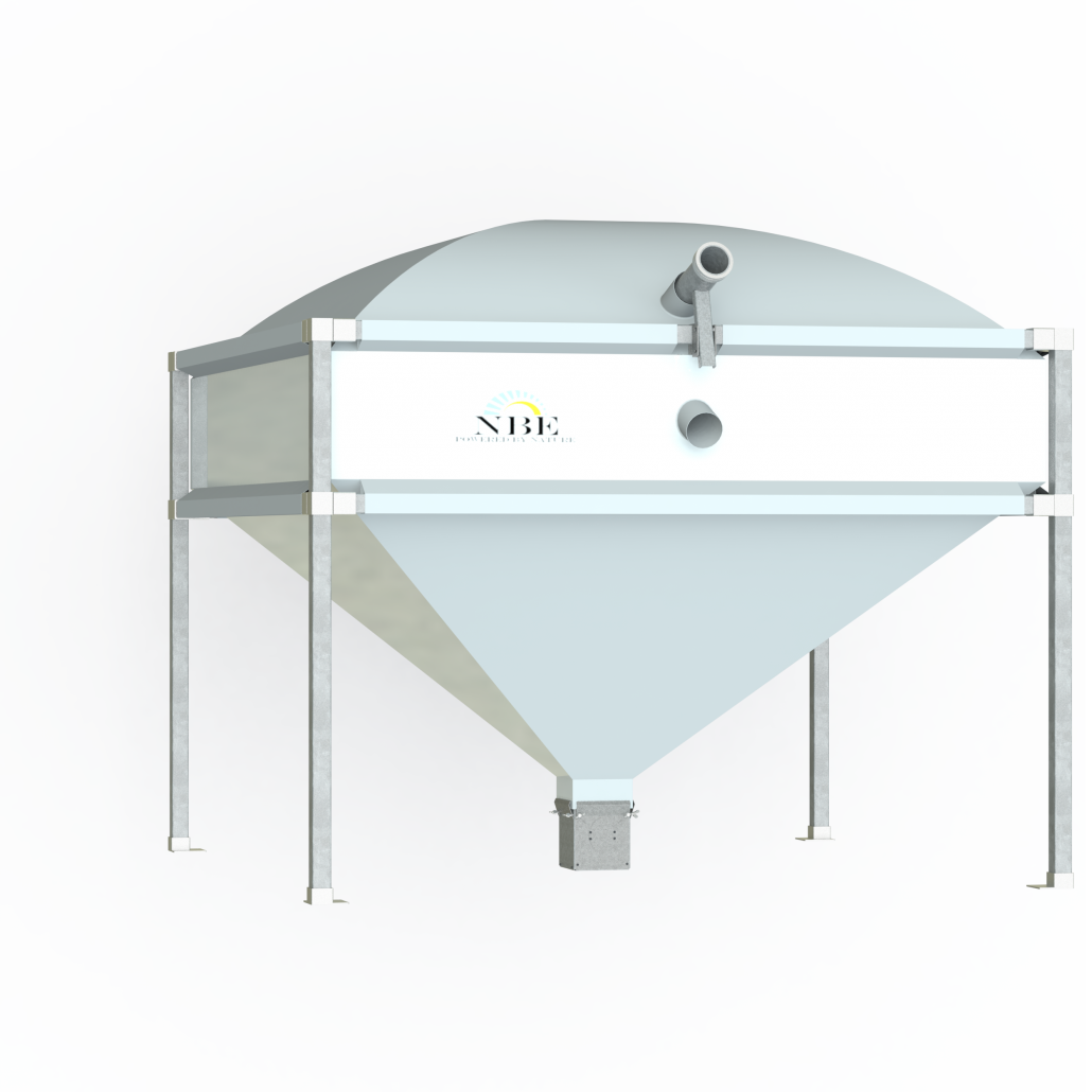 Silo 3.3 - 4.8 ton with double extraction (B) - Ready to Burn